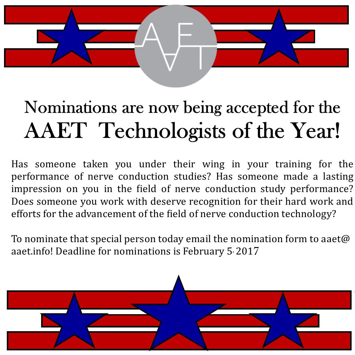 AAET - A Place for Nerve Conduction Study Technologists
